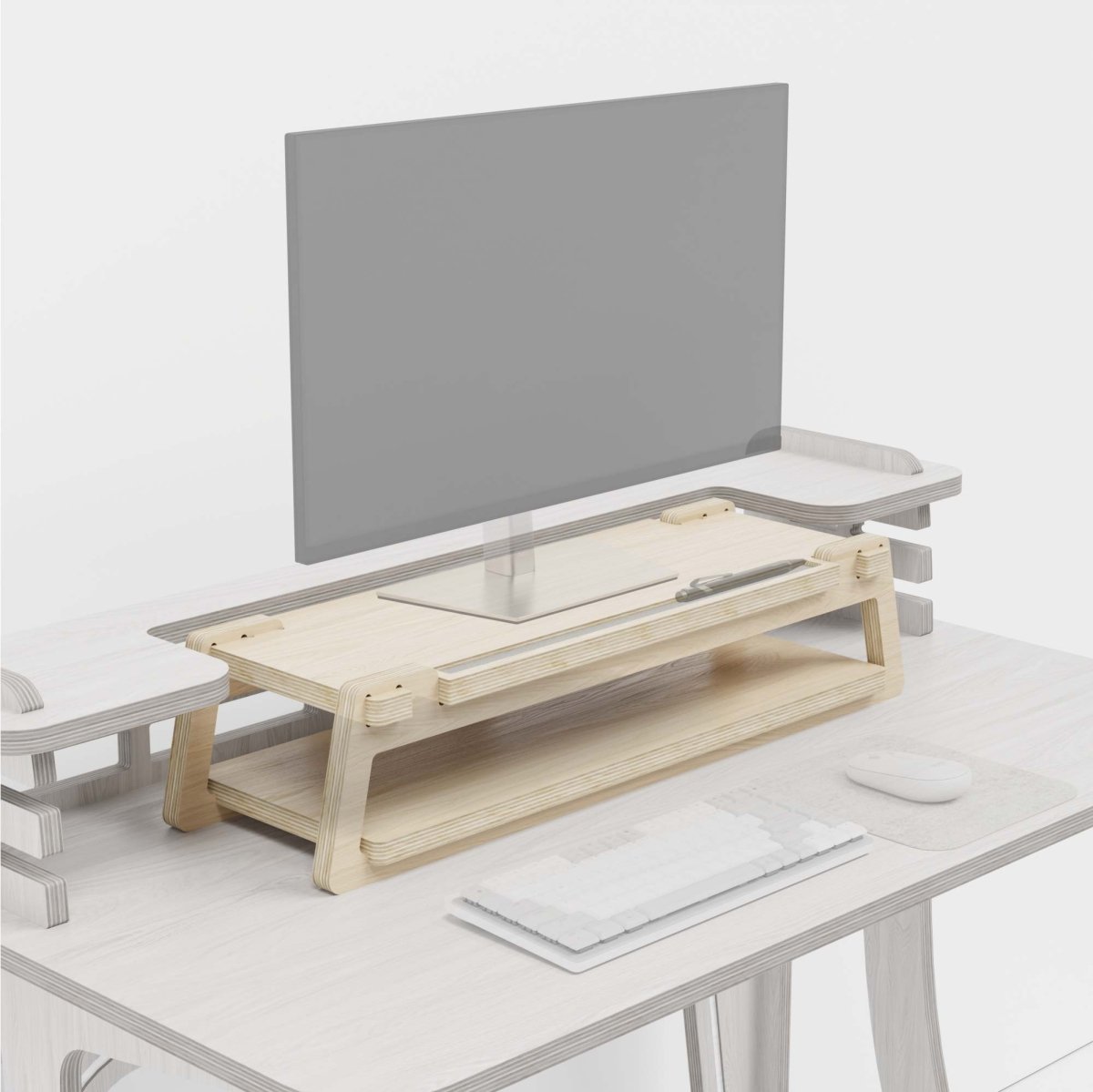 Flex&Furn Monitor Elevator - Desk Accessories | Elevate Comfort